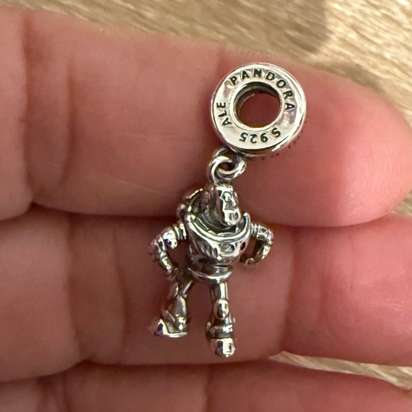 Pandora | Accessories | Pandora Silver Charm With Robot Design | Poshmark